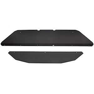 ECOTRIC Full Glass Windshield + Sun Visor Compatible With 2017 2018 2019 2020 2021 2022 2023 Can Am X3 Maverick all models, Tough & Durability