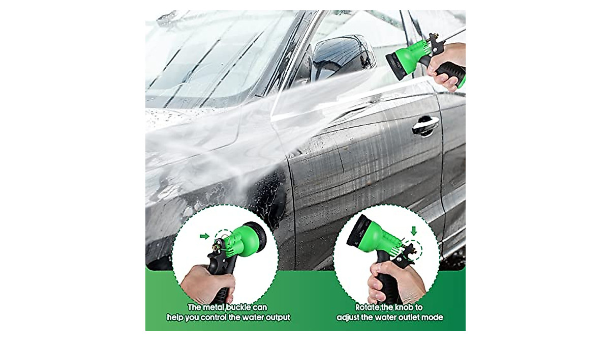 6 Pieces Garden Hose Nozzle Sprayer ABS Water Spray Nozzle Garden Hose Nozzle Hose Sprayer ...