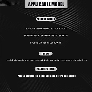 Upgraded 1043 Super Wick Humidifier filter Replacement EP9500 EP9700 EP9800 EP9R500 EP9R700 EP9R800 821000 826000 831000 Compatible with Bemis Spacesaver Humidifier-1 WEEK FREE TRIAL