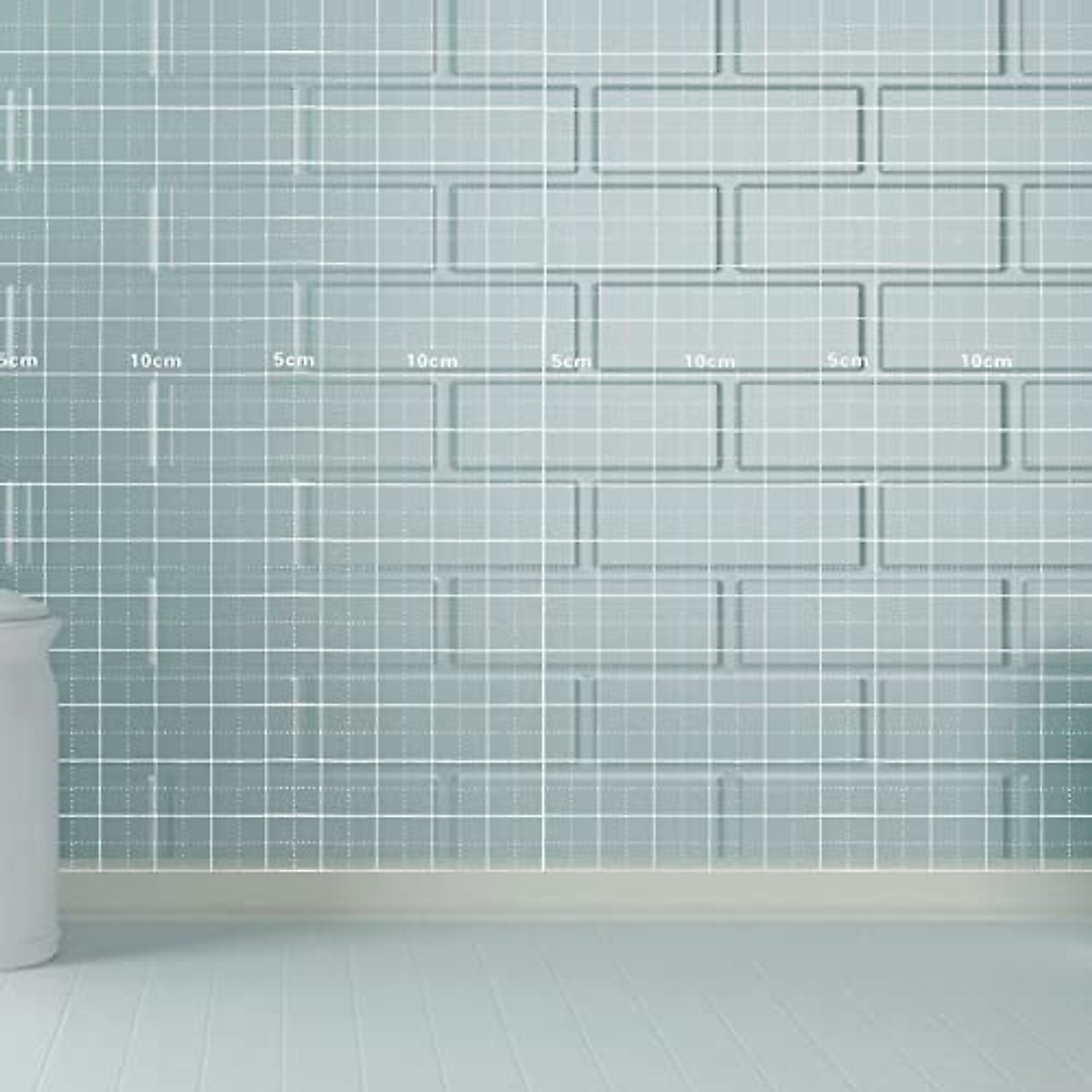 YARNOW 3 Rolls Oilproof Wallpaper Room Self- Cabinet Adhesive Tile Liner Ornament Stickers Kitchen Backsplash Oil Cupboard Practical Indoor Cm*m Household Proof Countertop