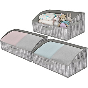 GRANNY SAYS Bundle of 3-Pack Trapezoid Closet Storage Bins & 2-Pack Socks Storage Organizers