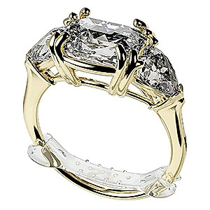 Chrome Cherry Ringo Invisible Ring Size Adjuster for Loose Rings (Multi 20-Pack + Care Kit)