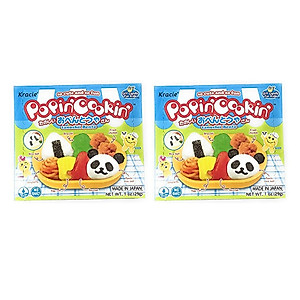 Kracie Popin Cookin Tanoshii Bento DIY Candy (2 Pack, Total of 2oz)