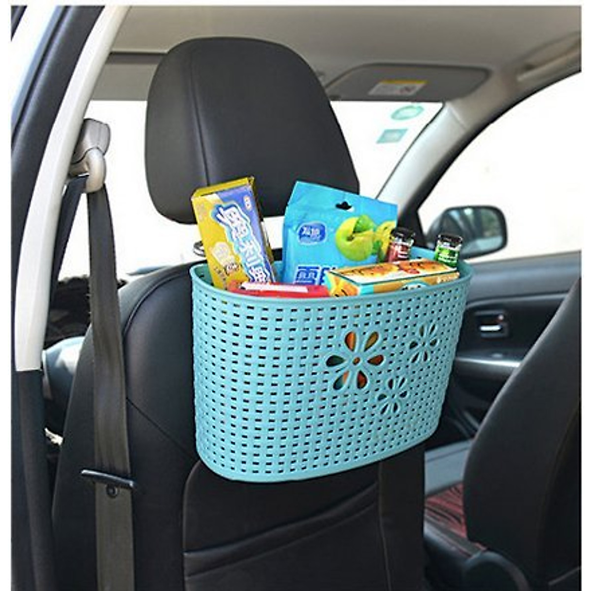 LAAT1pcs Storage Basket Plastic Hanging Shower Basket with Hook for Bathroom Shampoo Kitchen Shampoo Cosmetics Food Vegetable Hanging Organizer Holder