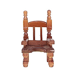Susaniita - Wooden Chair for Nativity Set Size 1: Sized for Baby Jesus Figure 3 to 4 Inches Tall, Silla para Niño Dios - 5 in (H) X 2.5 in (W)