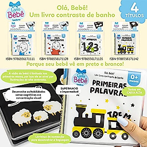 Olá, Bebê! Um livrinho Contraste de Banho: Meus Momentos
