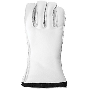 Hestra Unisex Heli Ski Liner 5-Finger I Insulated Glove Liner - Off White - 5