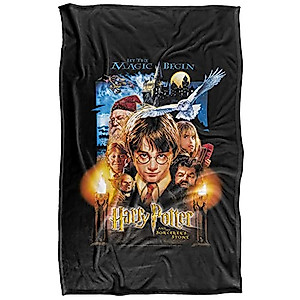 Harry Potter Movie Poster Silky Touch Super Soft Throw Blanket 36" x 58"
