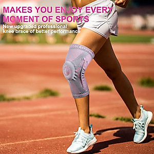 NEENCA Professional Knee Brace for Pain Relief, Medical Knee Support with Patella Pad & Side Stabilizers, Compression Knee Sleeve for Meniscus Tear, ACL, Joint Pain, Runner, Workout - FSA/HSA APPROVED