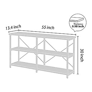 Coral Flower Washed Oak Square Side Shelf for Living Room, Wood and Metal Nightstand，End Table with Storage, Light oak