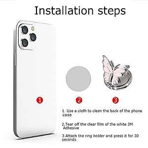 KJYFOANI for Infinix Note 30 Phone Case, [ 2 x Tempered Glass Protective Film], Shockproof Soft Silicone Case, with [360° Rotation Ring Kickstand] Case for Infinix Note 30 (6.78"). Black