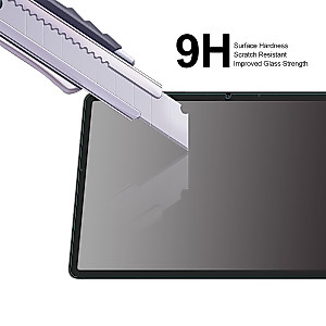 Supershieldz (2 Pack) Designed for Samsung Galaxy Tab S8 Plus/Galaxy Tab S7 FE/Galaxy Tab S7 Plus (12.4 inch) Screen Protector, [Tempered Glass] Anti Scratch, Bubble Free