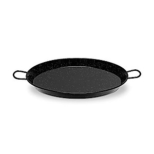 Vaello 18" Outdoor Paella Set for up to 12 people with gas burner, rust-free non-stick FREE Spatula
