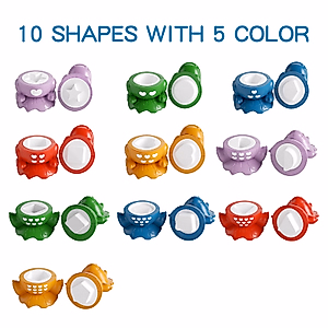 Snap-n-Learn Matching Dinosaurs, Toddler Stacking Sorting Toys, Educational Preschool Counting Dinos Learning Building Toy, Fine Motor Skills Learning Game Gifts for 18 Months 2 3 4 Year Old Boys Girl