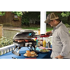 Cuisinart CGS-134 Grilling Tool Set with Grill Glove, Red (3-Piece)