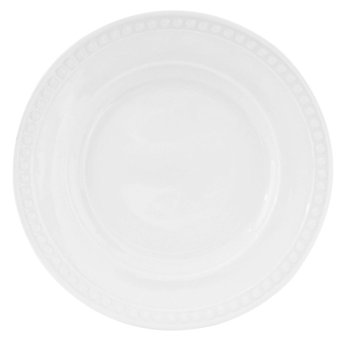 Everyday White 8.5 Inch Porcelain Salad Plates by Fitz and Floyd