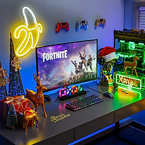 Mechanical Gaming Keyboard, Customizable Rainbow LED Backlit USB Wired Keyboard with Small Size/87 Keys/Multiple Colors/Detachable Keycaps/Spill Resistant,Ergonomic Keyboard for Windows