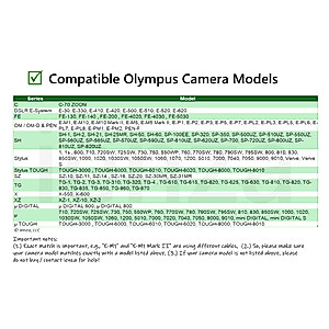 USB Data File Picture Transfer Charger Charging Wire Cord Cable CB-USB5 CB-USB6 CB-USB8 for Olympus Tough TG-830 TG-630 TG-860 TG-870 & Select Stylus (See Product Details & Pictures Before Buying)