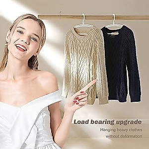 Trrcylp 10 Pack Heavy Duty Plastic Hangers 25lb Capacity Swivel Hook Clothes Hanger Wide Shoulder Non Slip Thick Coat Hanger Black