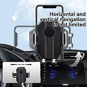 Super Adsorption Phone Holder, Phone Mount for Car Center Console, Hands-Free Universal On-Board Suck Support Clamp Bracket for Car Dashboard Windshield Mount