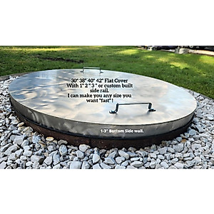 Higley Welding Steel Fire Pit Ring Liner 60" x 14"