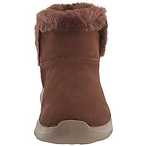 Skechers Women's ON-The-GO Joy-Bundle UP Fashion Boot, Brown, 8