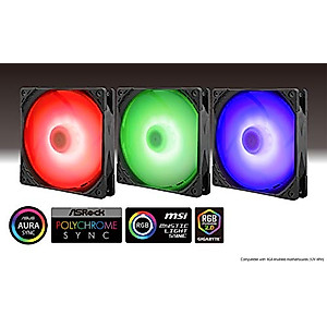 Scythe Kaze Flex 140mm RGB LED Fan, PWM 300-1800RPM, No Controller Included, Single Pack
