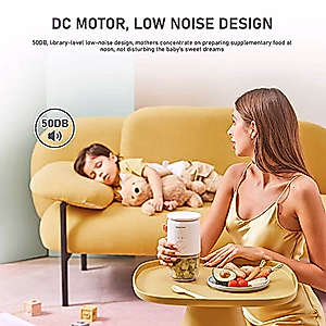 Baby Food Maker | Baby Food Processor with Kitchen Scale, Wireless Portable Food Chopper Electric, Suitable for Meat, Vegetables, Fruits, Spices, Baby Food (300ML)