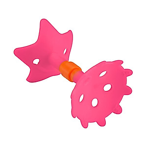 Innobaby Original Teethin Smart EZ Grip Star Teether and Sensory Toy for Babies and Toddlers. BPA Free Teether Pink