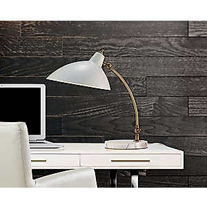 Adesso 3168-02 Peggy 15"-18" Desk Lamp, Smart Outlet Compatible