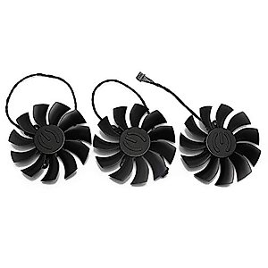 PLA09215B12H 12V 0.55A 4Pin for EVGA GTX1080TI FTW3 GTX 1080 Ti Black Elite Fan Graphics Card Cooling Fan (3PCS)