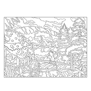 Creative Haven Country Scenes Color by Number Coloring Book (Adult Coloring Books: In The Country)