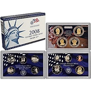 2008 S US Proof Set 14 PCS Comes in original Packaging From the US Mint Proof
