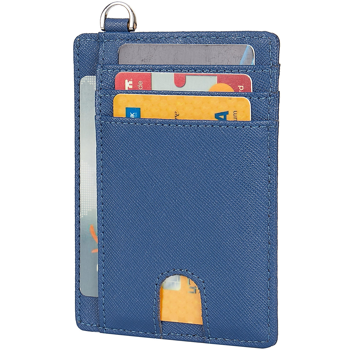 Nersunda Small RFID Blocking Minimalist Credit Card Holder Pocket Slim Wallets for Men Women