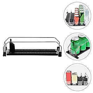 Cabilock Fridge Organizer Vending Machine Beverage Drinking Automatic Pusher Soda Can Organizer for Refrigerator Drink Dispenser for Shop Freezer Organizer Vending Machine