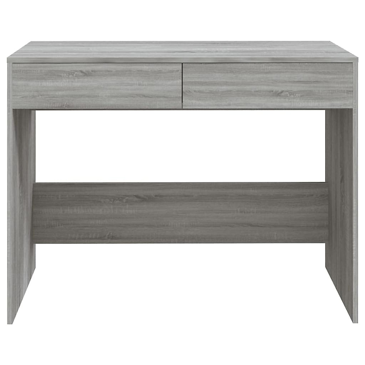 QJBSAVVA Desk Gray Sonoma 39.8"x19.7"x30.1" Engineered Wood,Dresser Bedroom Desks Secretary Desk Suitable for Apartments, dens, bedrooms, Living Rooms
