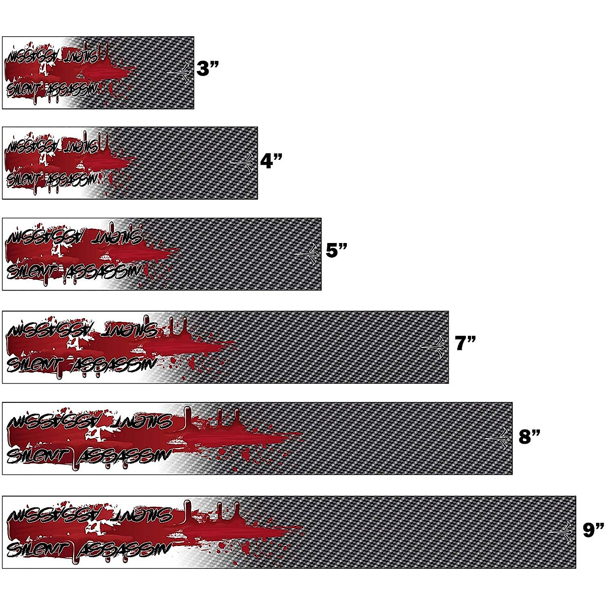 White Water Archery Non-Laminated Silent Assassin White Carbon Fiber Fade 2 Arrow Wraps 15 Pc Pack Choose Length Width (8, 1.4)