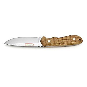 Puma IP La Ola Olive Wood Spanish Made Hunting Knife with Leather Sheath