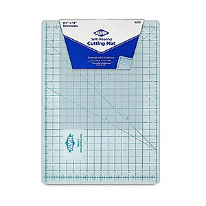 ALVIN Cutting Mat Translucent Professional Cutting Mat 8.5"x12" Model TM2212 Self-Healing, Great for Lightboxes, Safe with Rotary or Utility Knife - 8.5 x 12 inches
