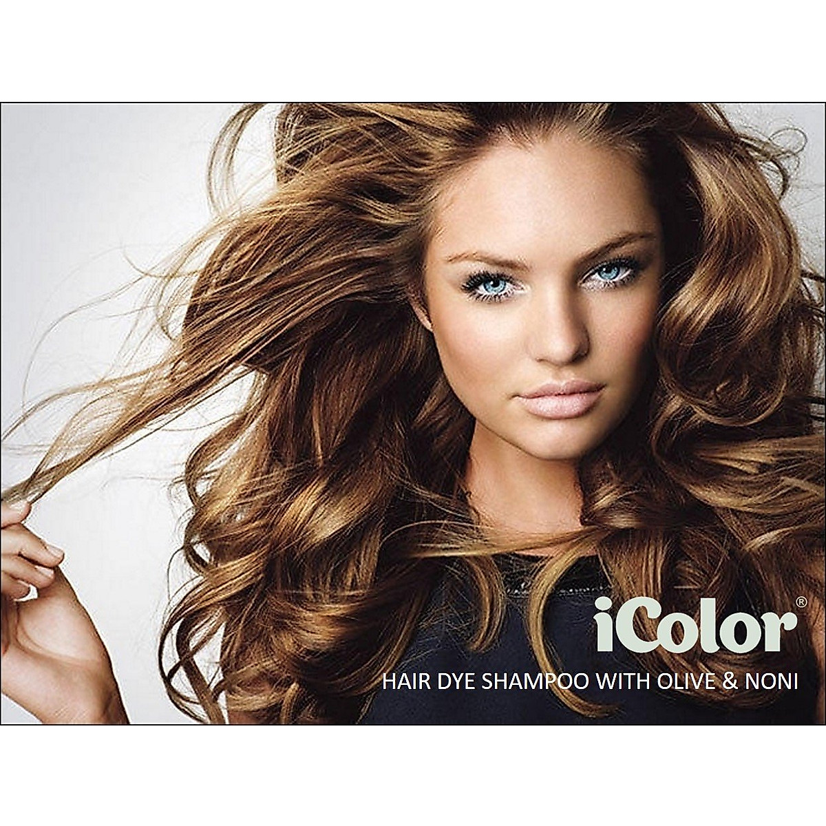 iColor Hair Dye Shampoo Light Brown 30ml per sachet (1.014 ounces) x 10 pcs in a box, shampoo-in hair color, dye, light brown hair in 20-30 minutes, DYI, convenient, easy to use