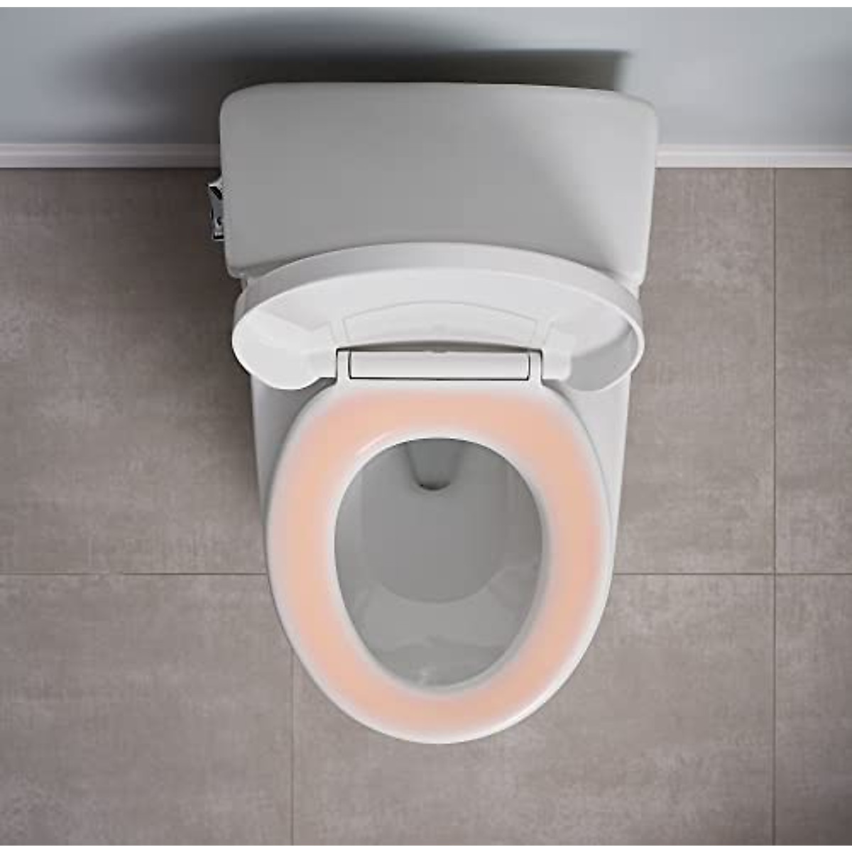 KOHLER K-10515-0 PureWarmth Heated Round-Front Toilet Seat, Quiet-Close Lid and Seat, Grip-Tight Bumpers and Installation Hardware, White