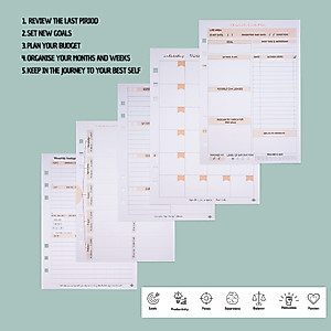 Bossy Girl Journey Goal Planner Refill Sheets