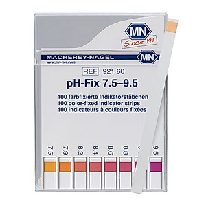 Macherey-Nagel, 92160, pH-Fix 7.5-9.5, Box of 100 Strips