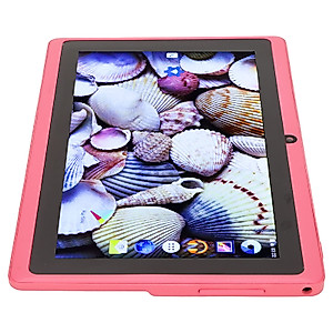 DAUZ Kids Tablet, US Plug 100-240V WiFi 7 Inch HD Screen Eye Protection Display Kids Learning Tablet for Home Work (US Plug)