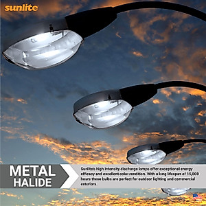 Sunlite MP70/U/MED/PS 03641-SU 70-watt Protected Metal Halide Bulb, Medium Base, Clear