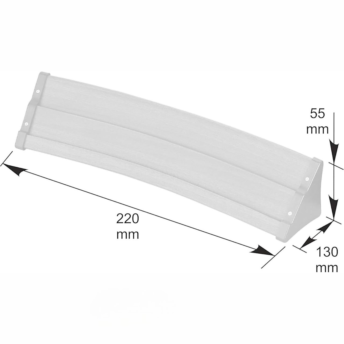 LaModaHome Premium Curved Rummy, Okey, 101 Game Set, Portable Bag, Unscratchable Tiles and Racks, Outdoor and Indoor Game for Family & Friends, Classic Travel Tabletop Fun - Brown