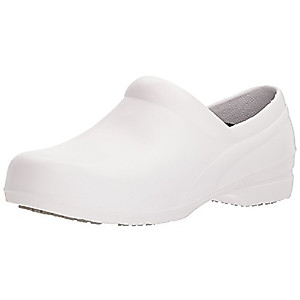Easy Works Women's Kris Health Care Professional Shoe, White, 8