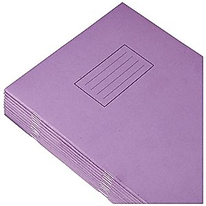 Silvine Exercise Book Ruled and Margin 80 Pages A4 Purple Ref EX111 [Pack of 10]