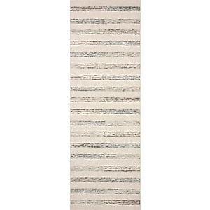 Loloi Chris Loves Julia x Chris Collection CHR-05 Ivory/Slate, Transitional 9'-3" x 13' Area Rug