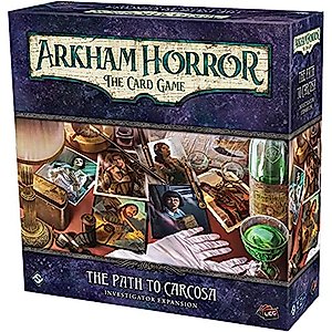Fantasy Flight Games Arkham Horror The Card Game The Path to Carcosa Investigator Expansion - Enveil The Madness! Lovecraftian Cooperative LCG, Ages 14+, 1-4 Players, 1-2 Hour Playtime, Made